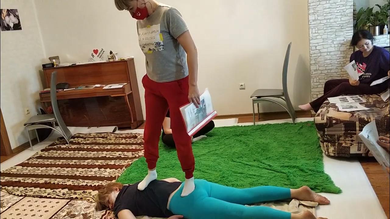 Тайский массаж ногами - довольно редкая техника в России - YouTube