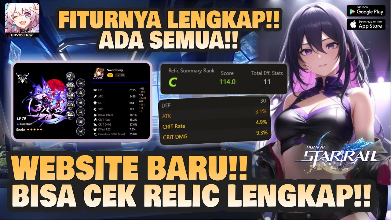 BISA CEK SUB STAS RELIC??! WEBSITE BARU!! | Honkai: Star Rail - YouTube
