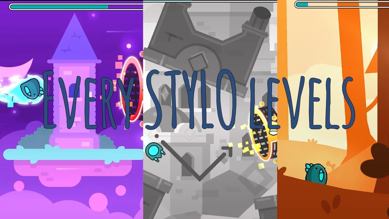 Every STYLO level in Geometry dash ! - YouTube