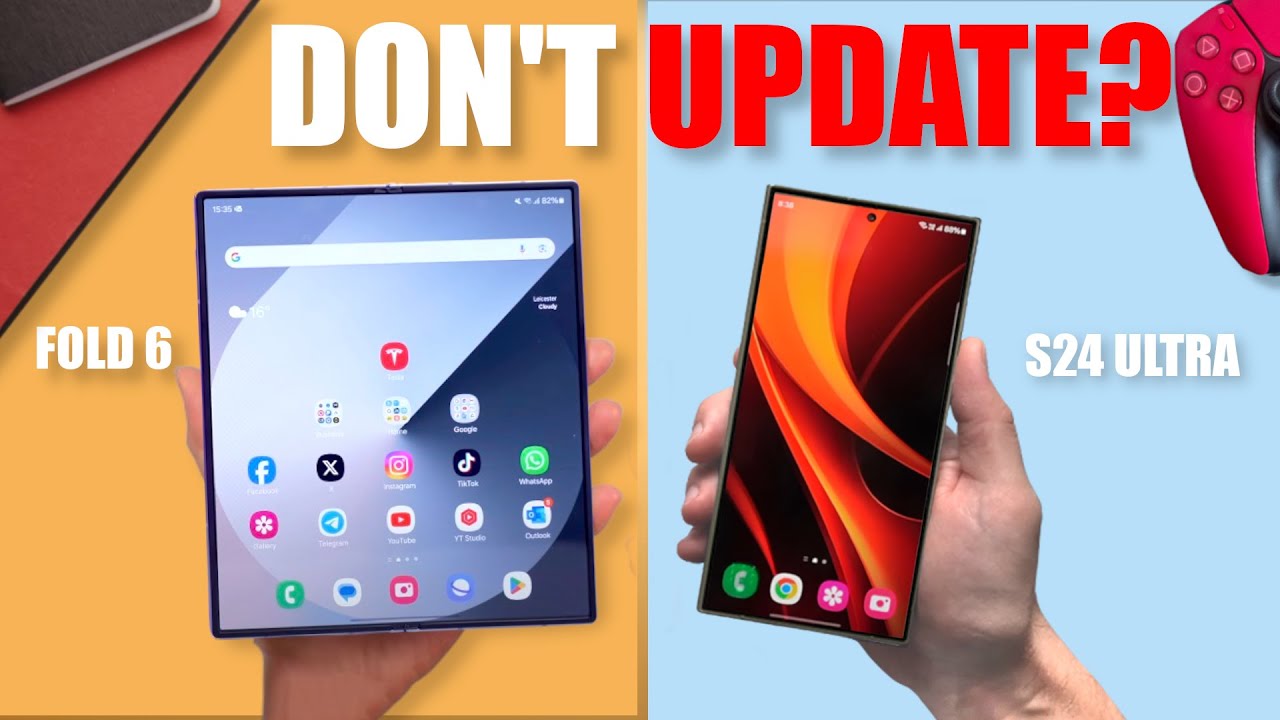 Samsung Galaxy Z Fold 6 vs S24 Ultra - DON'T MAKE A MISTAKE! - YouTube