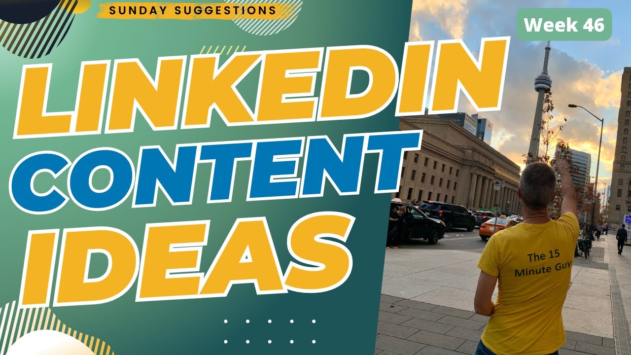 Simple Ideas to Help You GET Creative with CONTENT on LinkedIn - Simple ...