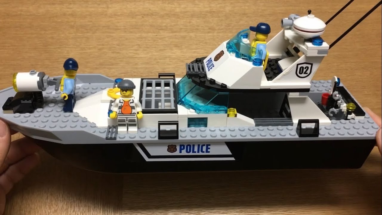 How to build lego police patrol boat(speed build) - YouTube