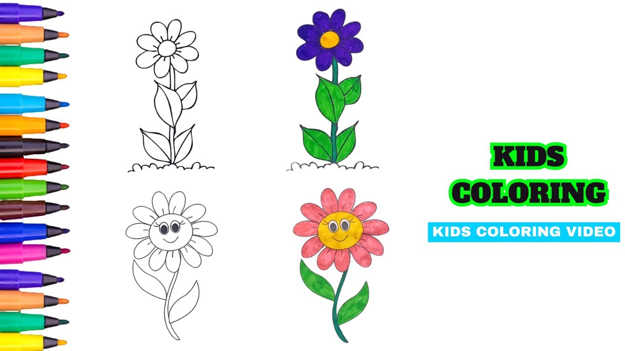 Kids coloring videos – Kids coloring pages – Coloring pages for kids ...