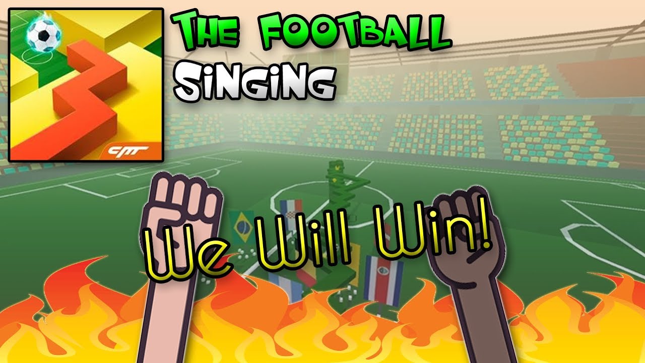 Dancing Line Singing - We Will Win! (The Football) - YouTube