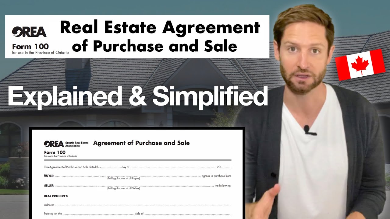 Ontario Real Estate Agreement Of Purchase And Sale YouTube ontario-real-estate-agreement-of-purchase-and-sale-youtube