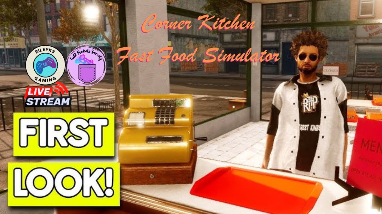 🔴 [LIVE] FIRST LOOK! Demo | Corner Kitchen Fast Food Simulator - YouTube