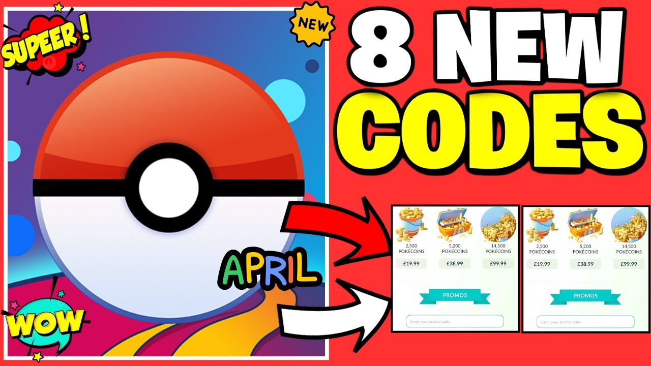 ⚠️APRIL 2025!!⚠️ POKEMON GO PROMO CODES 2025 - POKEMON GO CODES 2025 ...