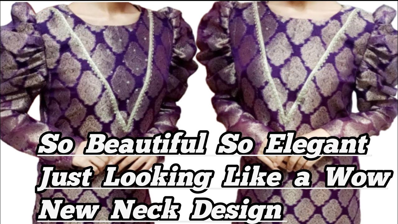 DIY Beautiful Trendy Neck Design 2024 New Neck Design Party Wear Neck ...