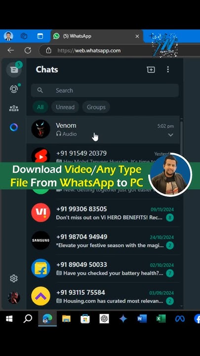 How to Download WhatsApp Video in Laptop | How To Download Video On ...