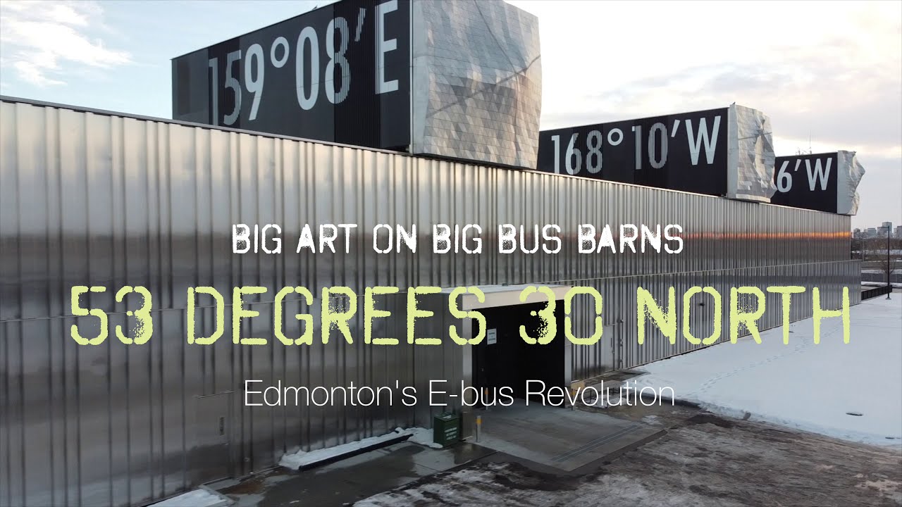 The E-Bus Barn That Looks Like a Giant Art Installation - YouTube