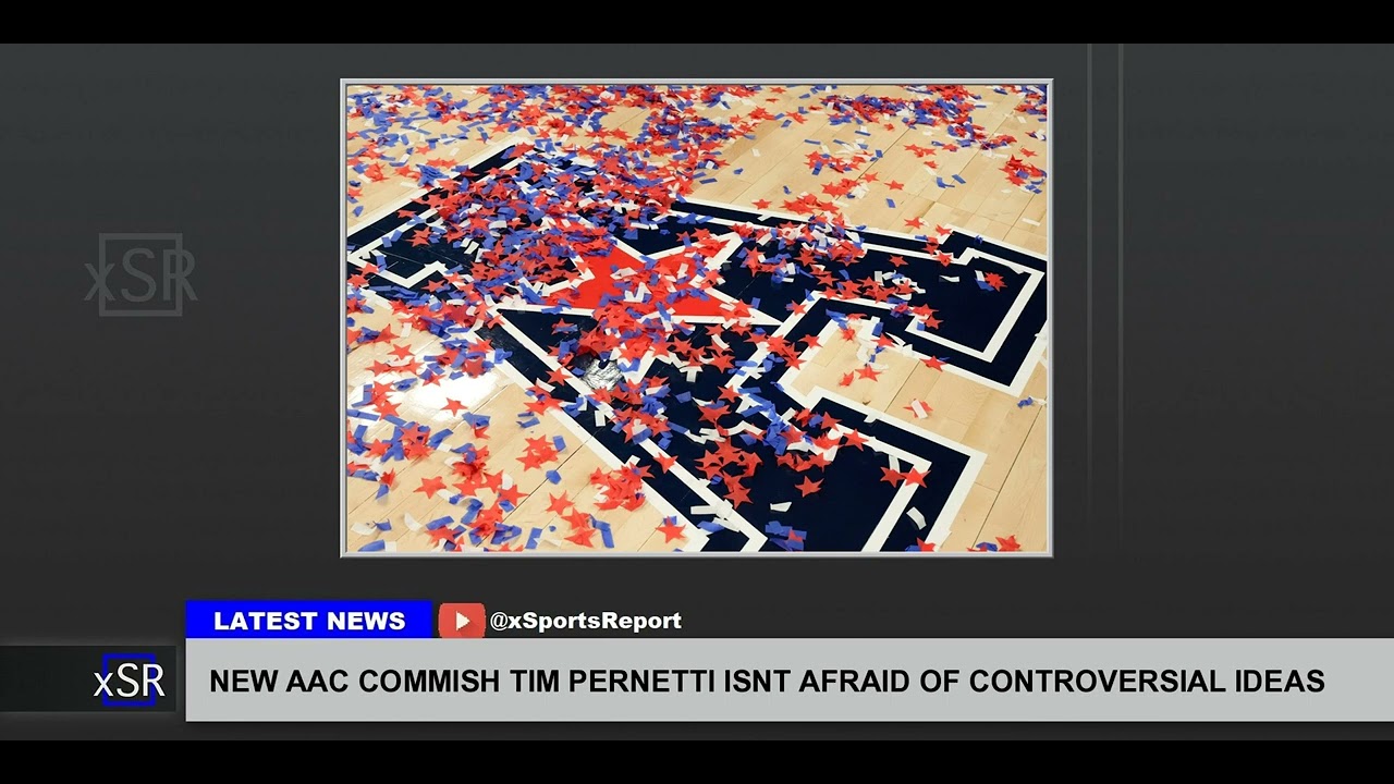New Aac Commish Tim Pernetti Isnt Afraid Of Controversial Ideas - YouTube