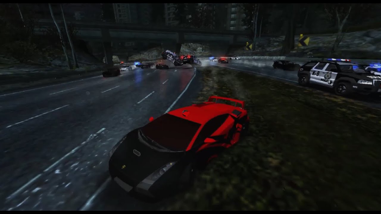 Need For Speed Most Wanted - Escape 50 cops [ Moded ] - YouTube