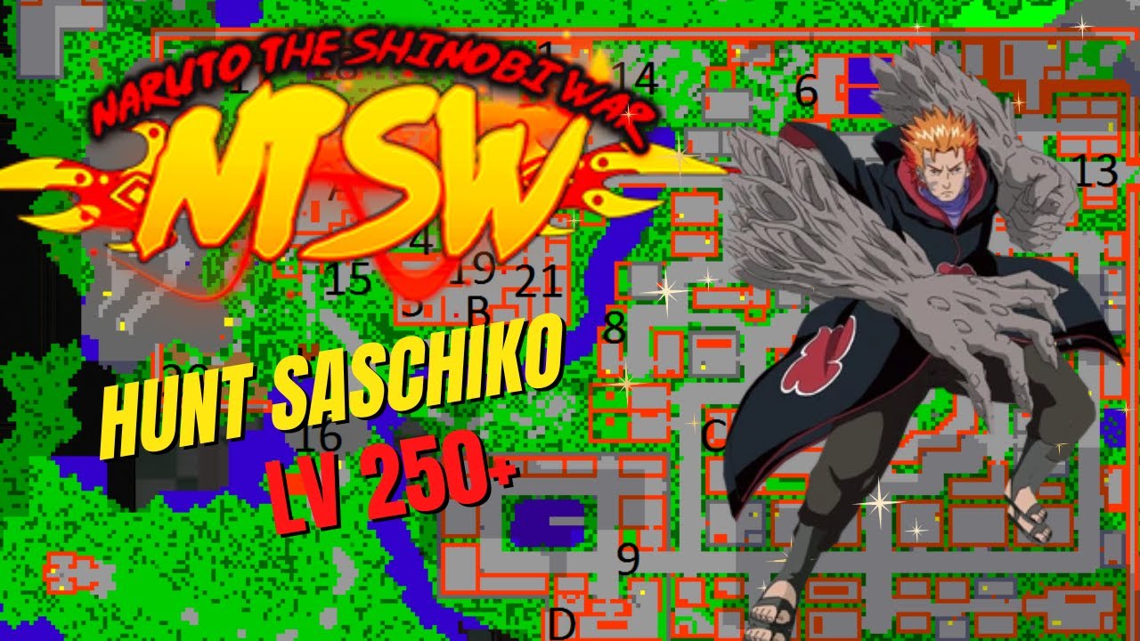 OT NARUTO - NTSW NOVO GAME NARUTO ESTILO TIBIA HUNT LEVEL 250+ até 400 ...