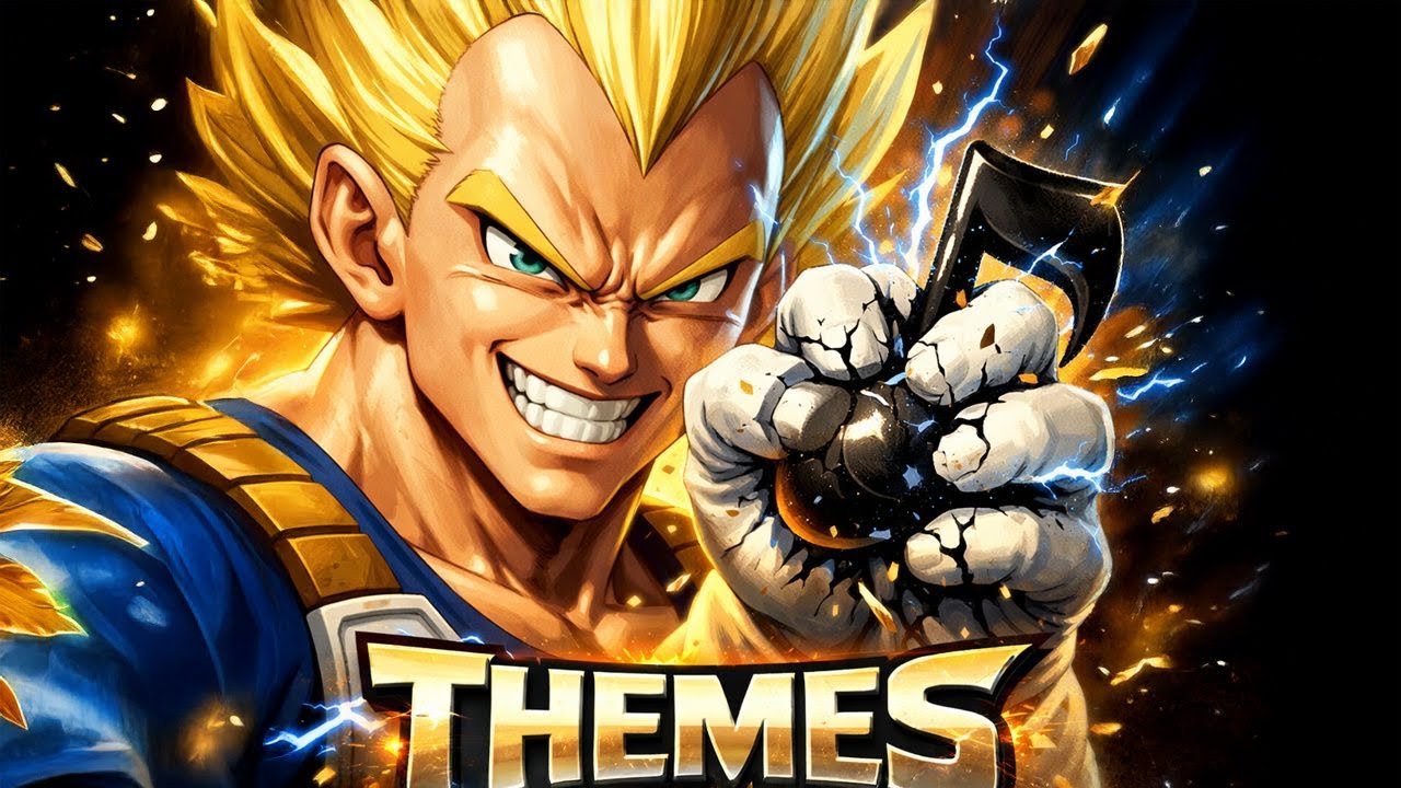 Super Saiyan Vegeta THEME But 10 Difference STYLES! - YouTube