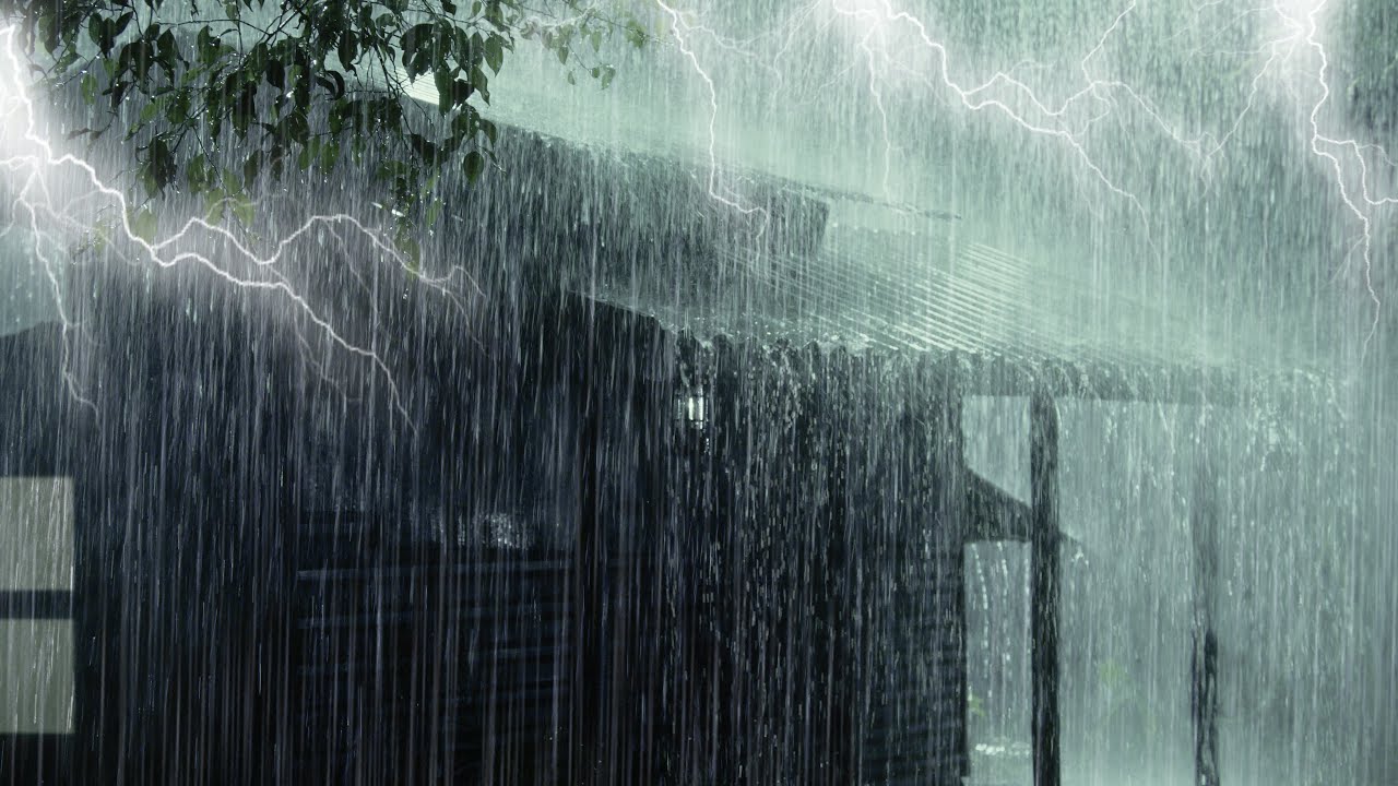 Rain Sounds for Sleeping - 99% Sleep Instantly with Heavy Rain ...