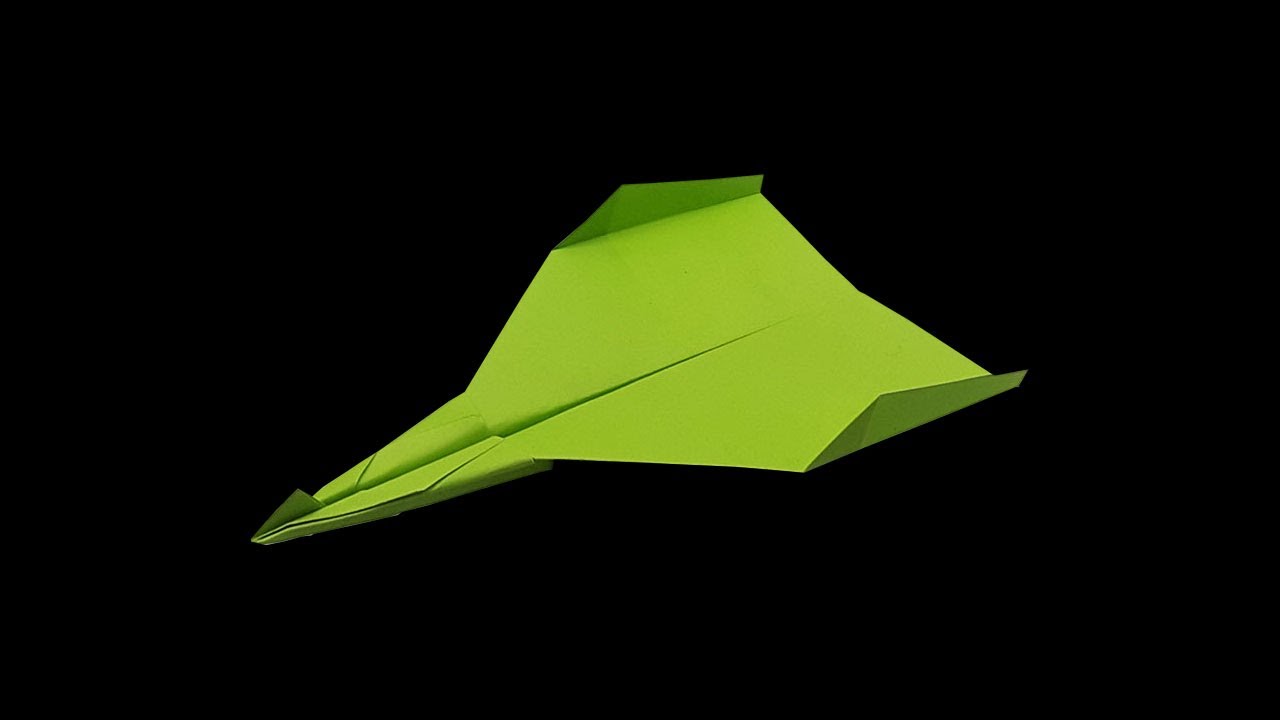 How to make a paper plane that Flies Far the BEST Paper Airplane for ...