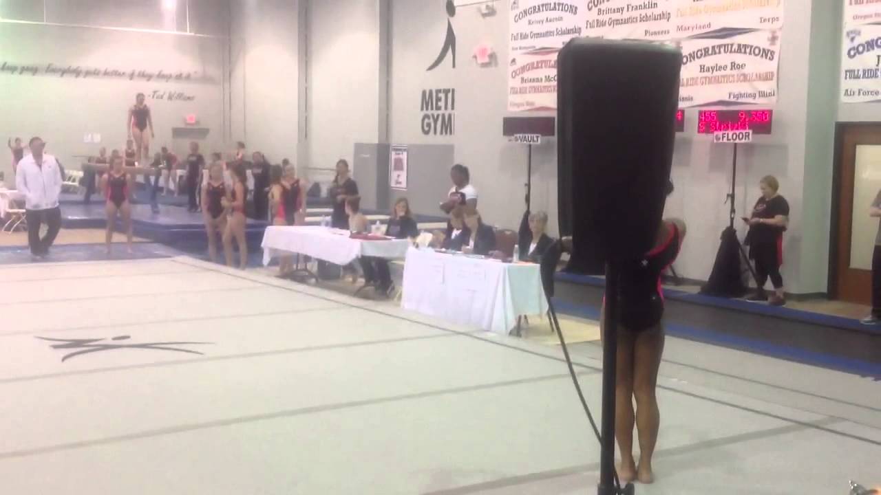 2015 Maya Morris Level 8 Region 3 Championships Floor 9.775 (1st Place ...