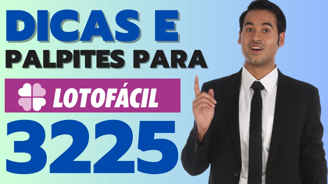 DICAS E PALPITES PARA LOTOFÁCIL 3225 PARES E ÍMPARES - YouTube