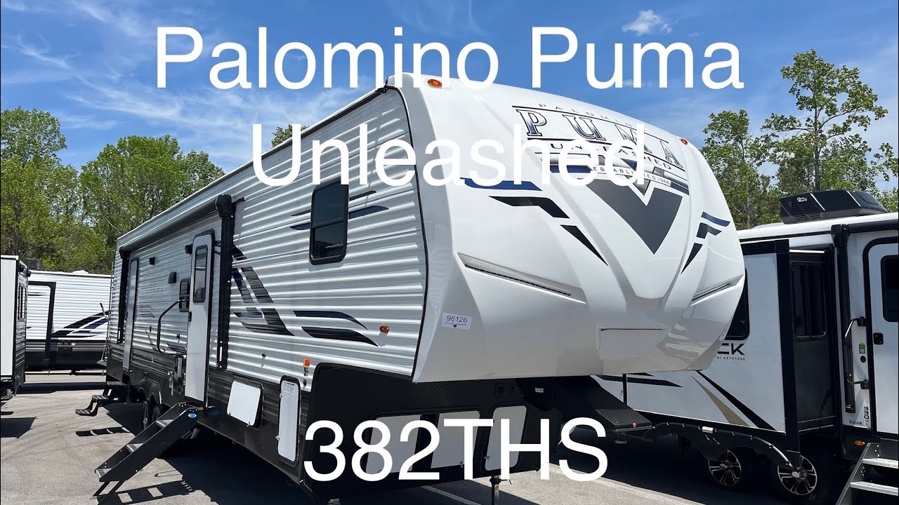Puma Toy Hauler Fifth Wheels 2019 Palomino Puma 384FQS Toy Hauler