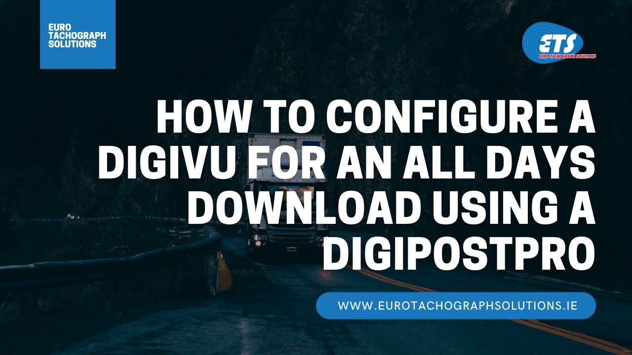 How to configure a DigiVU for an 'All Days Download' using a ...