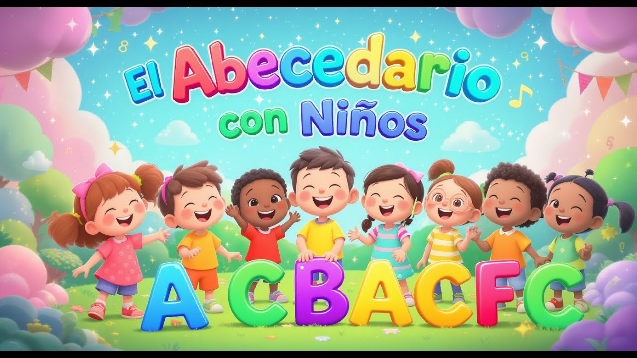El Abecedario con Niños Aprende las Letras Jugando - ABC en Español ...
