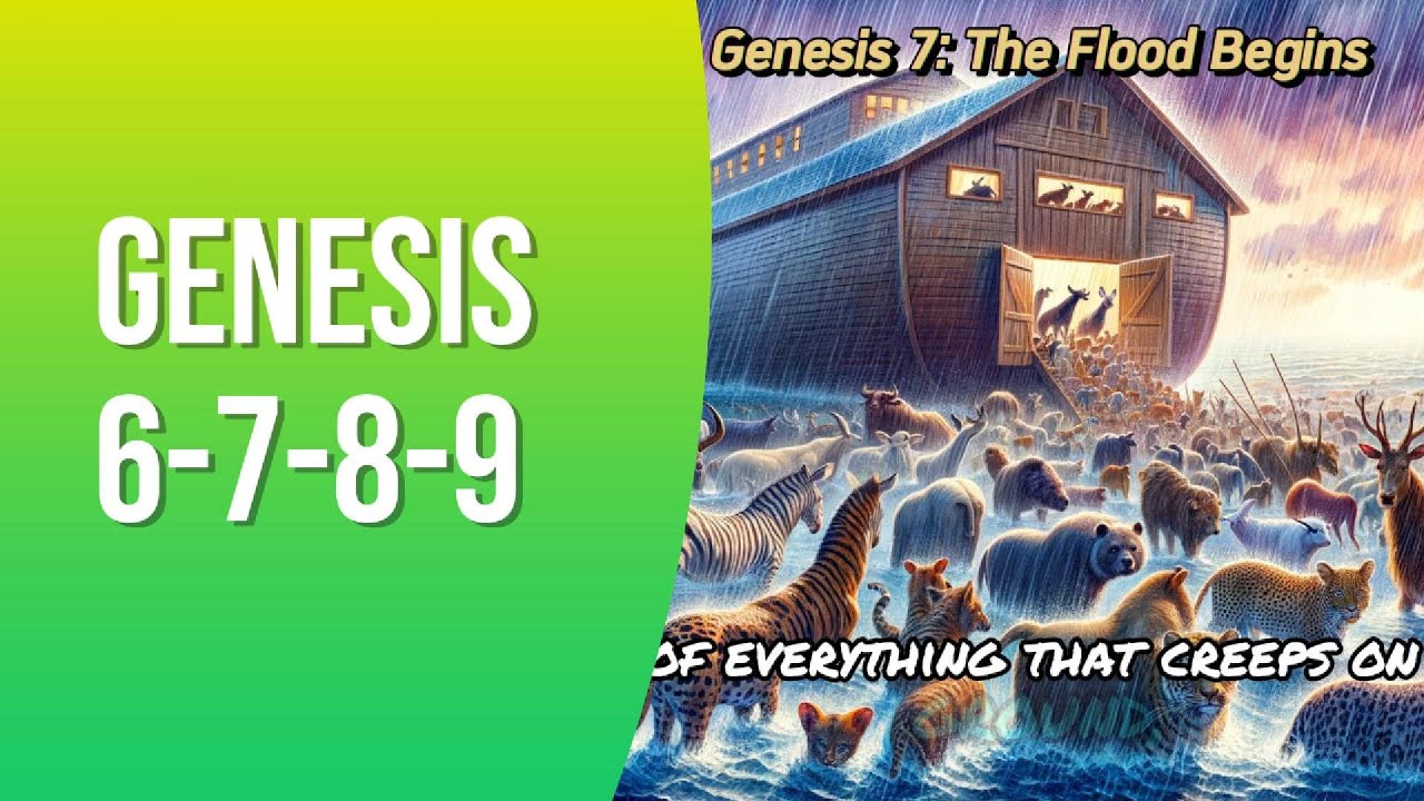 Genesis 6-7-8-9 | The Epic Story of Noah and the Flood | Bible ...
