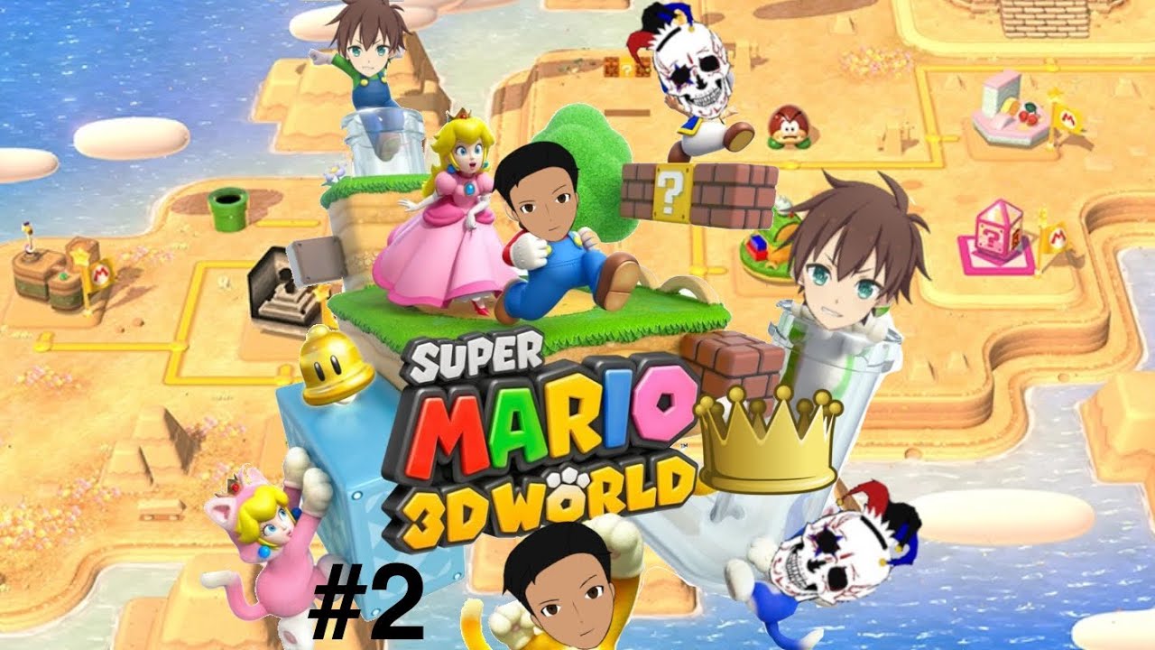 Super Mario 3D World Gameplay 2: Chaotic teamwork - YouTube