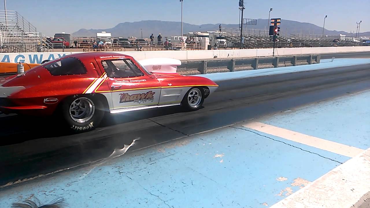 Corvette 1963 stingray Albuquerque drag races - YouTube