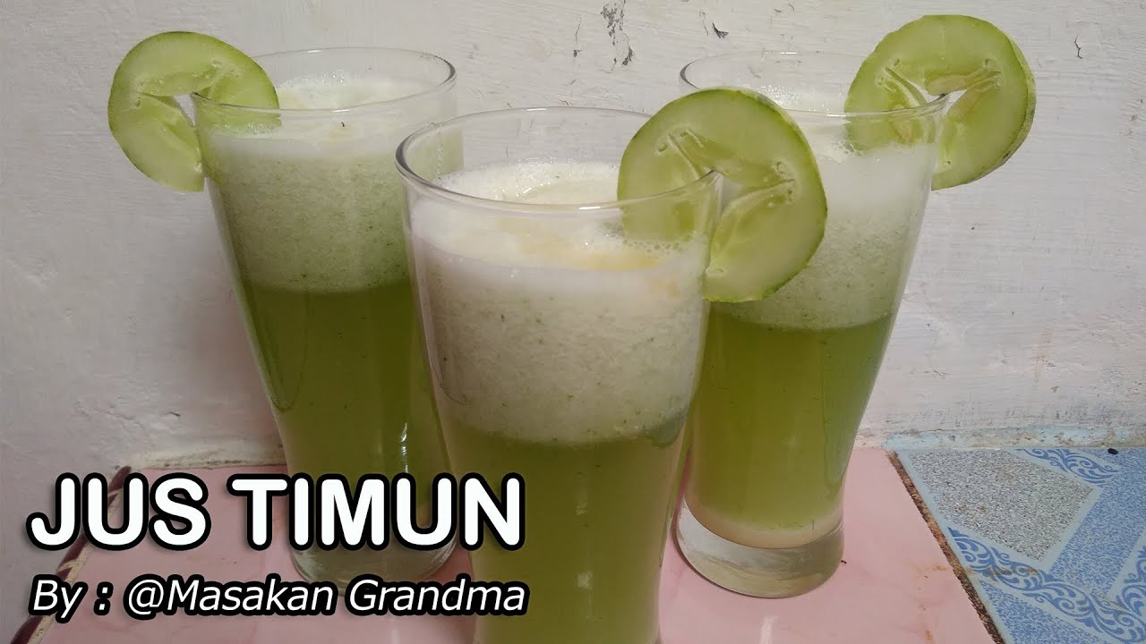 Cara Membuat Jus Timun ‼️ Resep Jus Timun - YouTube