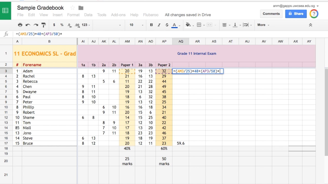 Calculating Weighted Marks YouTube Calculating Weighted Marks YouTube