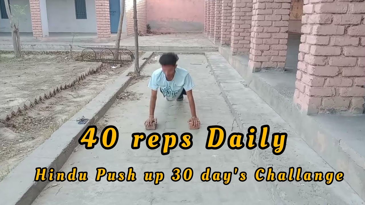 Hindu Push up 1/30 Days Challenge/ Daily Push ups k fayde #jaishreeram ...
