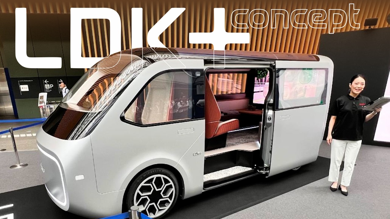 New Sharp LDK+ EV Concept : Your Living Room on Wheels - YouTube