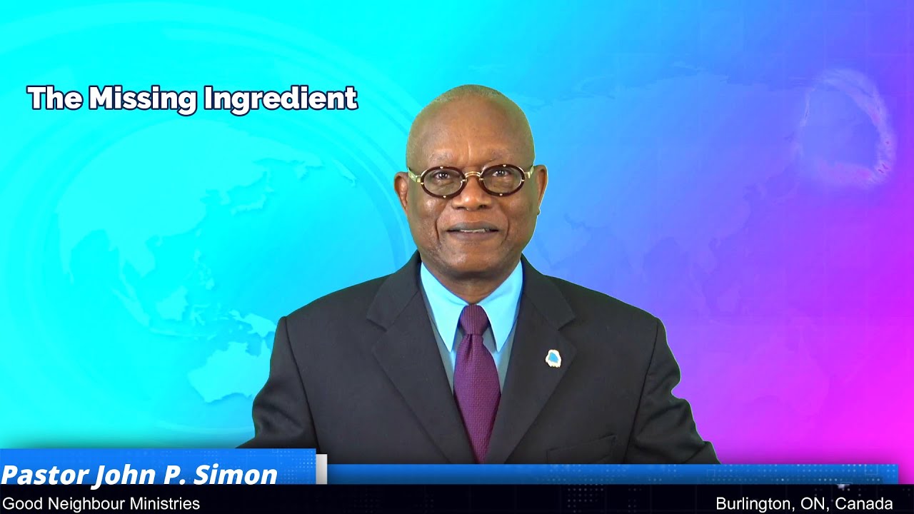 The Missing Ingredient - YouTube