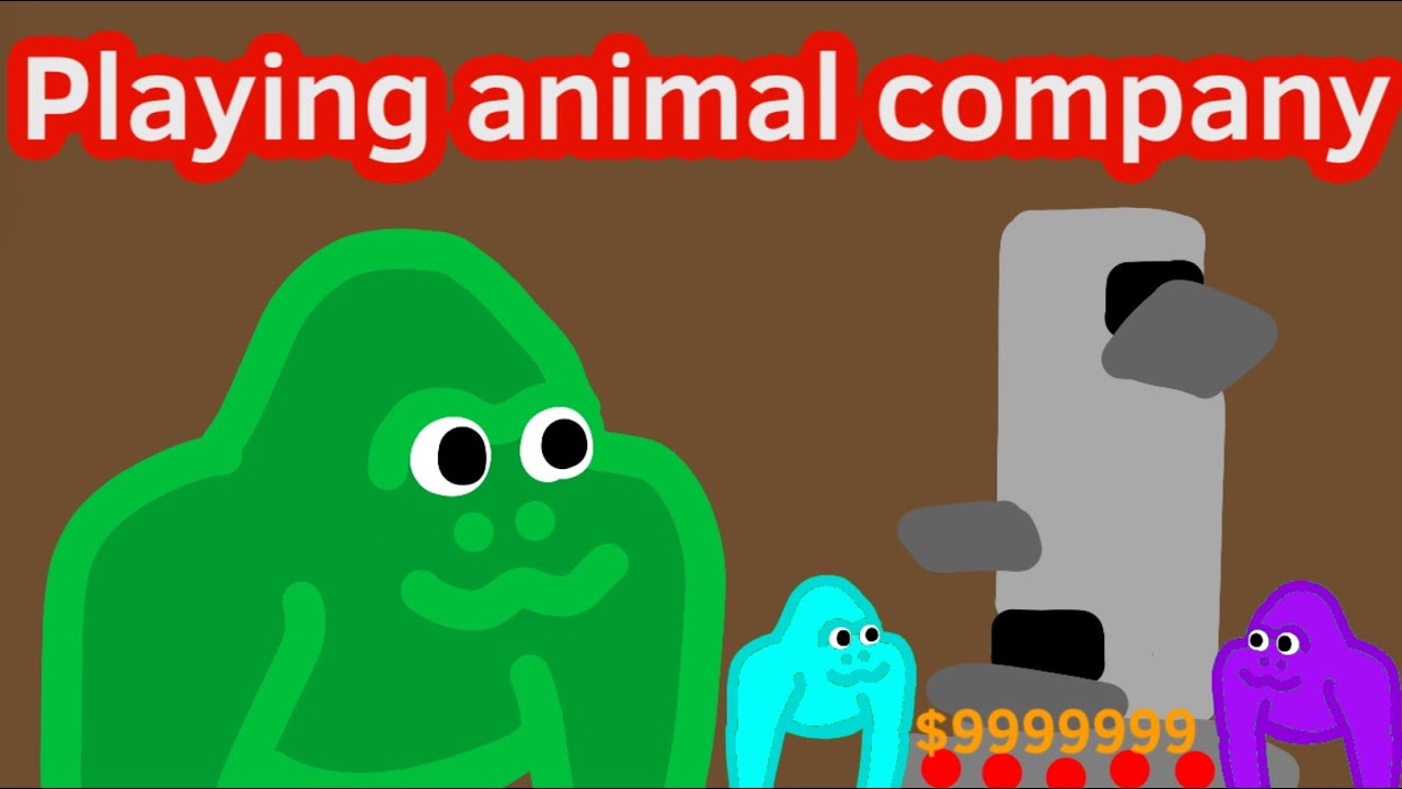 Playing animal company with Luke Bragg And Dark - YouTube