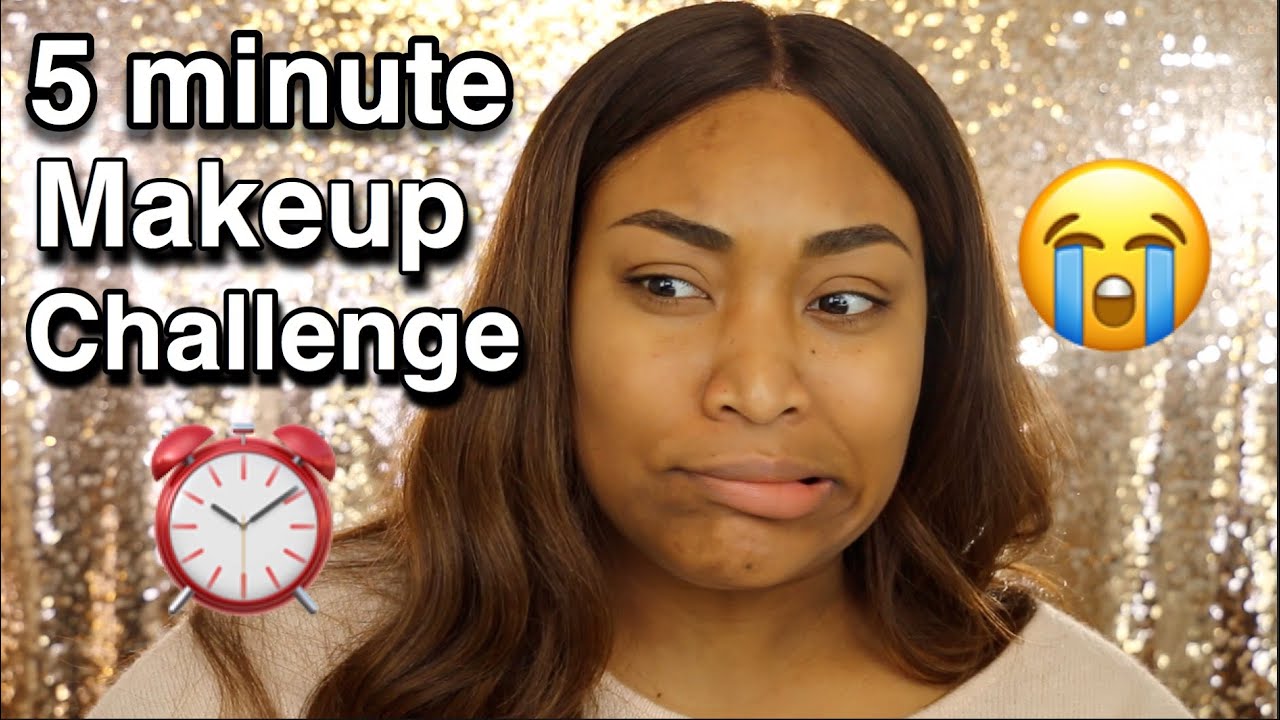 FIVE MINUTE MAKEUP CHALLENGE - IRISBEILIN - YouTube