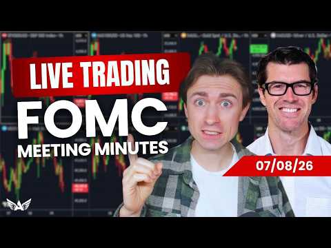 LIVE Trading FOMC Meeting Minutes Gold, Nasdaq, Forex | A1 Trading Show