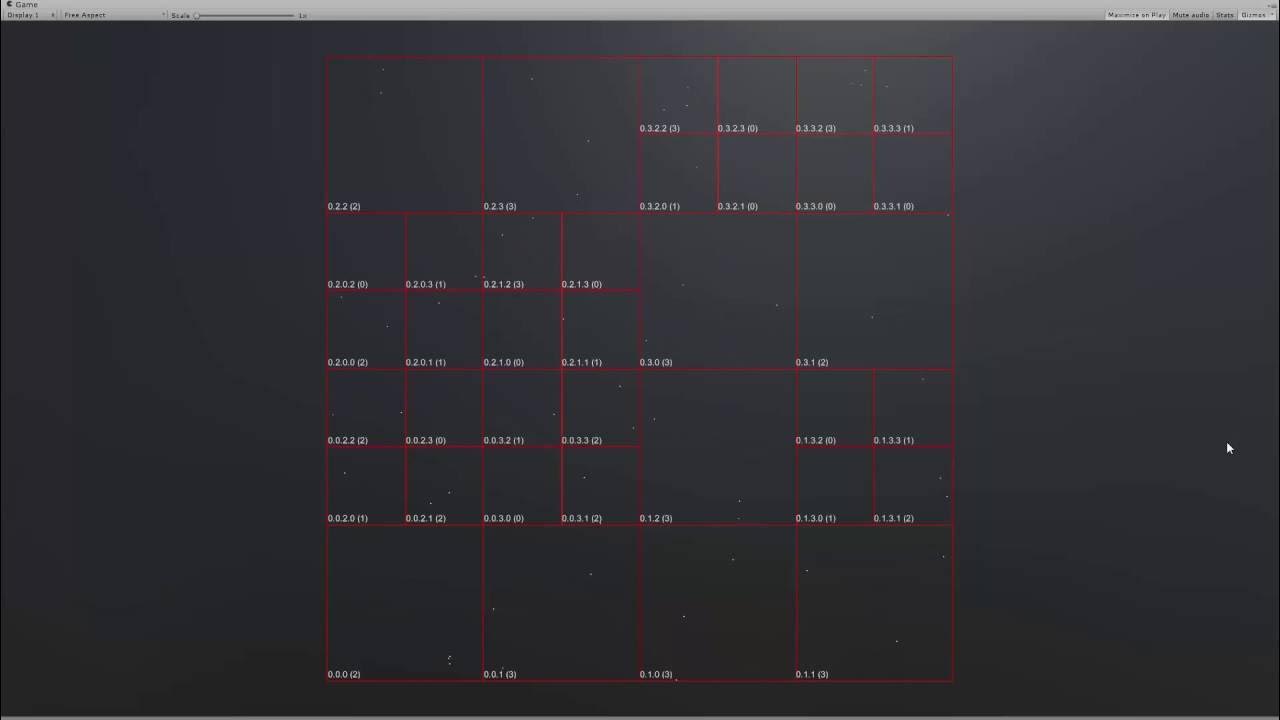 Cell and QuadTree Space Partitioning Demonstration - YouTube