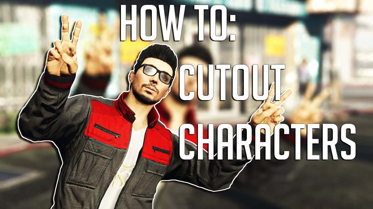 How to cut out Characters in Photoshop - Tutorial - YouTube