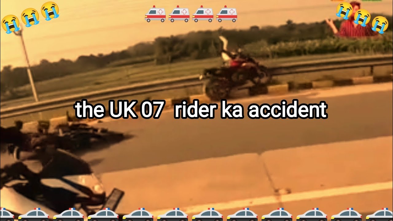 the uk07 rider Bike Accident I#jhansimotovloger#sad#vlog#duke250 # ...