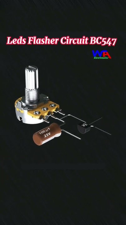 Led Flasher Circuit using BC547 Transistor #electronic # ...