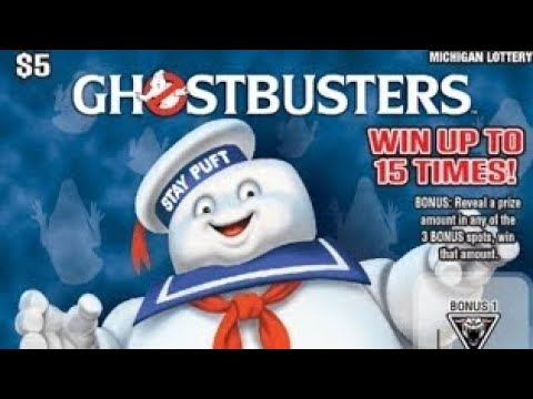 🇺🇲🍀Grattage de tickets des U.S.A " Ghostbusters " Scratch Ghostbusters ...