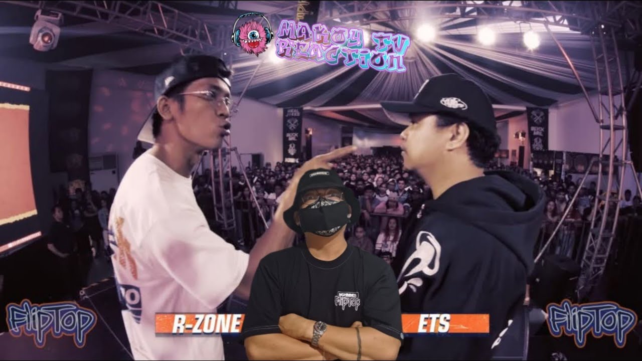 R-ZONE VS ETS | REACTION VIDEO | FLIPTOP | AHON 15 - YouTube