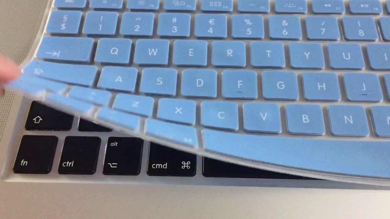 New Keyboard Cover- Light Blue Danish Keyboard Cover - YouTube