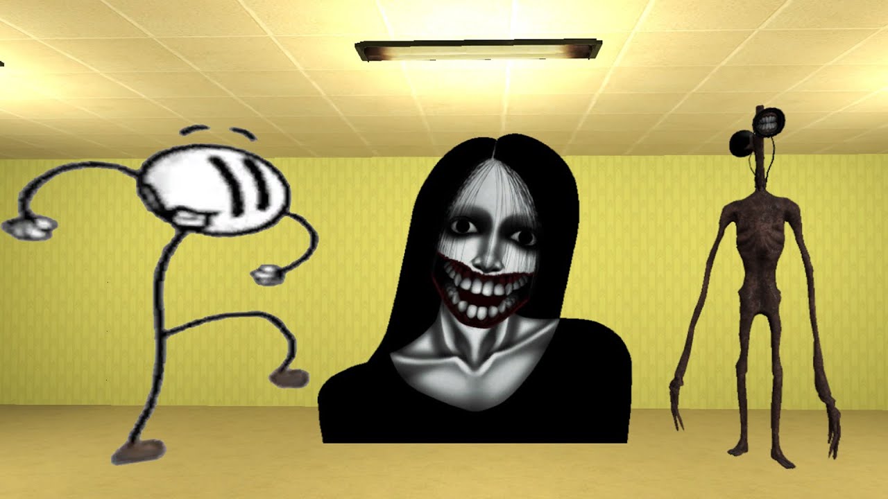 Kuchisake Onna, Henry Stickmin And Siren Head Nextbot Gmod - YouTube
