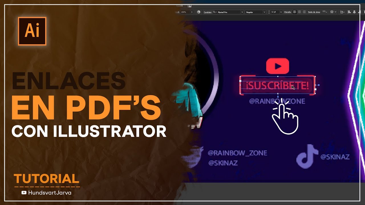 PONER BOTONES CON ENLACES EN PDF DESDE ILLUSTRATOR @HundsvartJarva ...