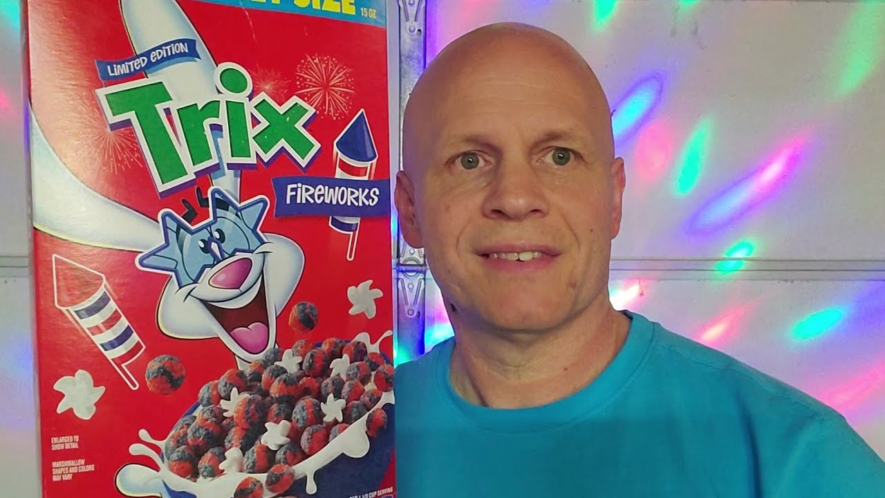 Limited Edition Trix Fireworks Cereal Review - YouTube