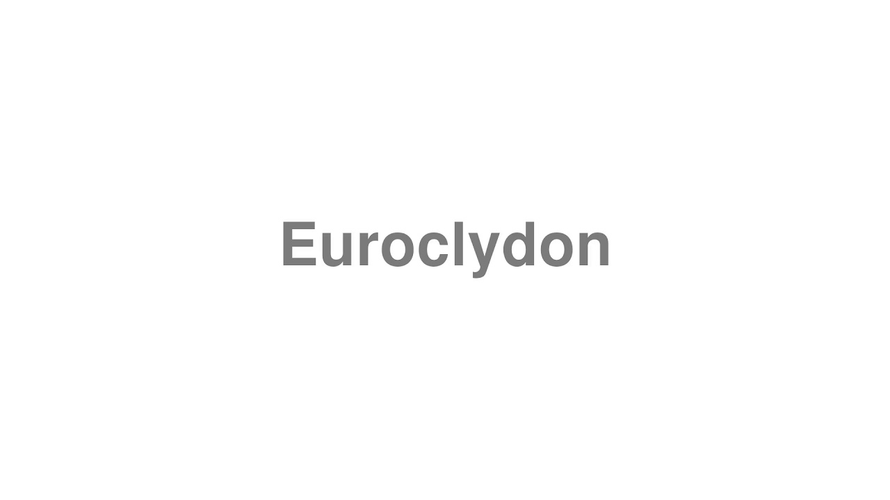 How to Pronounce "Euroclydon" - YouTube