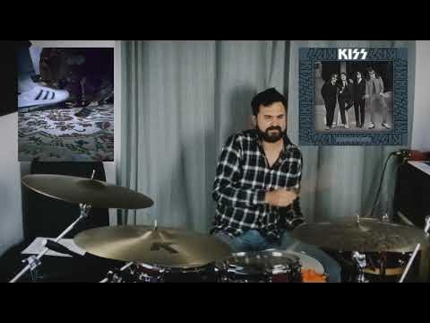ROCK AND ROLL ALL NITE | KISS - DRUM COVER - YouTube