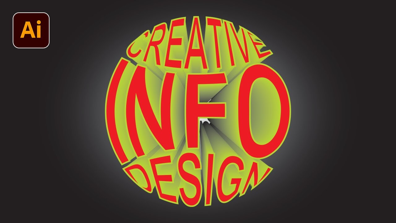 How To Use Envelope Distort On Type In Illustrator || Warp Text Into ...