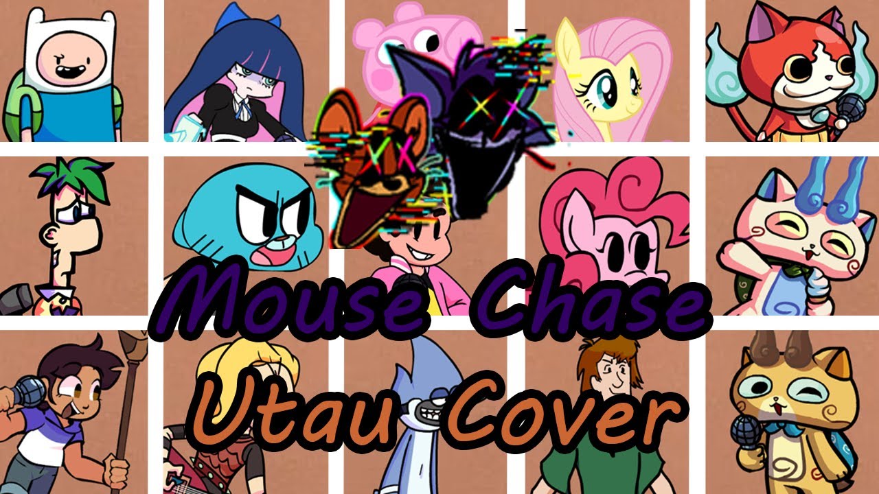 Mouse Chase but Every Turn a Different Character Sings(FNF Mouse Chase ...